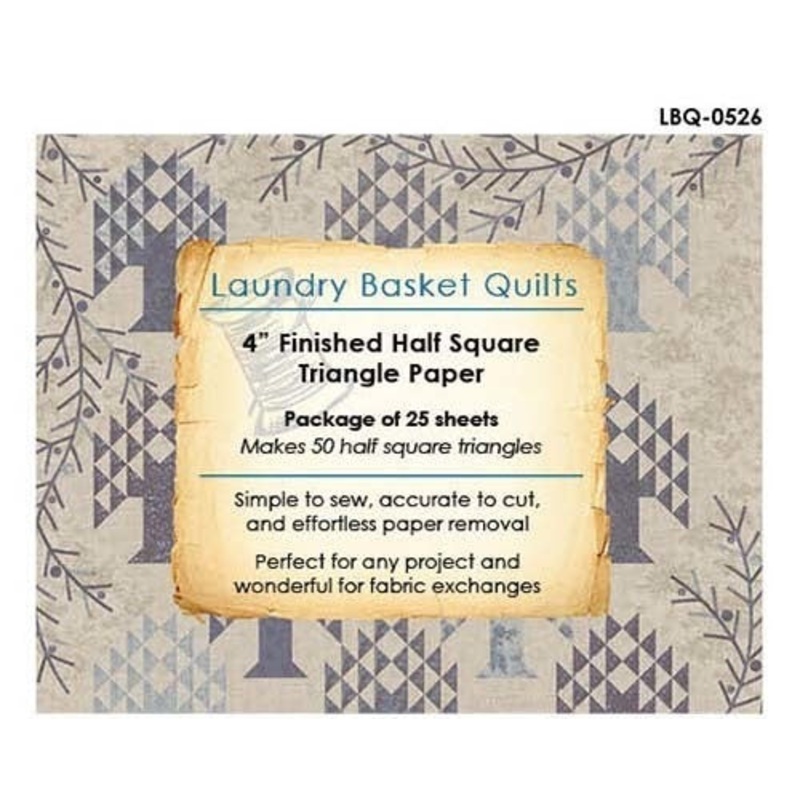 Half Square Triangle Paper 4in – For Charm Pack Pattern – Discover the ...